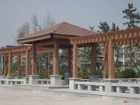 China Fire-Resistant WPC Wood Plastic Composite Decking Flooring in Brown for sale