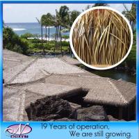 China Customized African Tropical Yellow Synthetic Roofing Thatch for Roof Decoration at Best for sale
