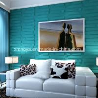 China 500mmx500mm Acoustic Panels PVC 3D Wall Panel for TV Background in Modern Living Room for sale