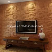 China Home Decoration 3D Board Eco-Friendly Acoustic Sound PVC Wall Panel Customized Design for sale