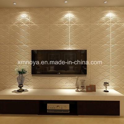 China Indoor 500mmx500mm Acoustic Insulation 3D Wall Panels for TV Background Modern for sale