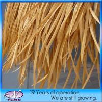 China Yellow PVC Simulation Thatch for Garden/Cottage/Park Life Expectancy up to 15 Years for sale