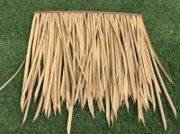 China Grey Synthetic Thatch Roof Tiles for Garden 45*50cm and 30*45cm Realistic Appearance for sale