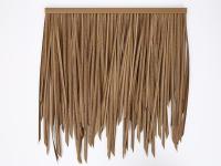 China Customized PVC Thatch Roof Tiles for Garden/Seaside Bars Easy to Install and Maintain for sale