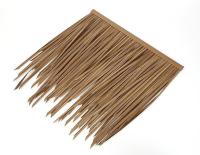 China Customized PVC Thatch Roof Tiles for Garden/Seaside Bars Easy to Install and Maintain for sale