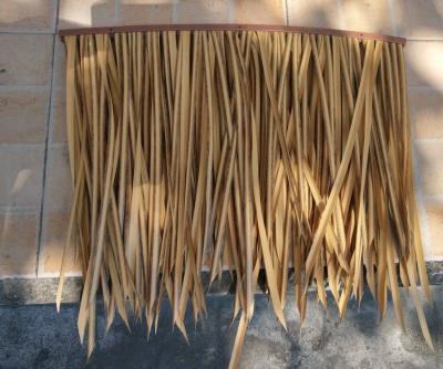 China 45*50cm and 30*45cm Thatch Roof Tiles 0072 Fireproof Synthetic Artificial Tiles for sale