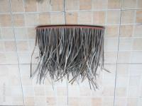 China 45*50cm and 30*45cm Thatch Roof Tiles 0072 Fireproof Synthetic Artificial Tiles for sale