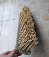 China Yellow Artificial Synthetic Thatch Roof for Customized Beach Tropical Simulation for sale