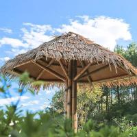 China Outdoor Garden Artificial Synthetic Thatch Roof Tiles 45*50cm and 100*60cm IMGP0723 for sale