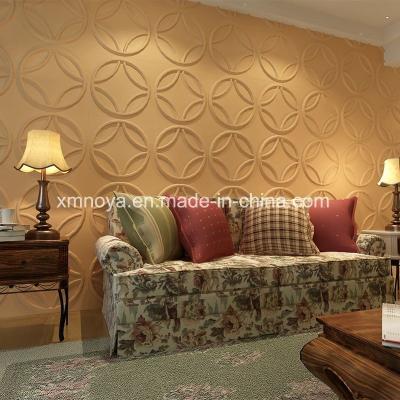 China Plant Fibre Board 3D Panel for Colorful Soundproofing in Living Room Wall Decorative for sale