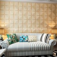 China Plant Fibre Board 3D Panel for Colorful Soundproofing in Living Room Wall Decorative for sale
