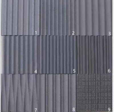 China 3D  Slotted Decorative Fiber Cement Facade for Heat-Resistant Material for sale