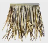 China Waterproof Synthetic Palm Artificial Wheat Straw Thatched Roof 45*50cm and 100*45cm for sale