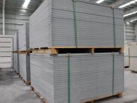 China Asbestos Free Fireproof Cement Board with Instant Materials in Gray and Light Yellow for sale