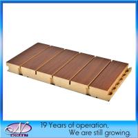 China Painting Surface Groove Wooden Acoustic Panels for Ceiling/Wall Acoustic Soundproofing for sale
