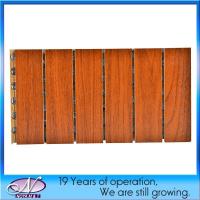 China Painting Surface Groove Wooden Acoustic Panels for Ceiling/Wall Acoustic Soundproofing for sale