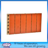 China Painting Surface Groove Wooden Acoustic Panels for Ceiling/Wall Acoustic Soundproofing for sale