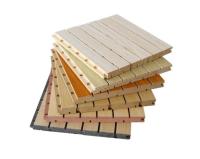 China Acoustic Wooden Wall Board Perforated Wooden Acoustic Panels for Building Material for sale