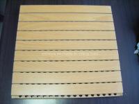 China Acoustic Wooden Driling Sound Absorbing Wall Board Panels with E0 Eco-Friendly Design for sale