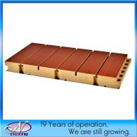 China Wool Acoustic Panel Type Perforated Wooden Acoustic Panels for Ceilings and Walls for sale