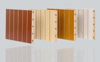 China Square Edge Colorful Wooden Acoustic Wall Panels for Decoration and Sound Absorption for sale