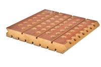 China Decorative Wall Micro Perforated Acoustic Wooden Board with Square Edge DSC 9994 for sale