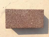 China Less Than 6% Water Absorption Rate Brown Porous Permeable Brick Gravel Paving Driveway for sale