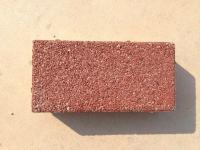 China Less Than 6% Water Absorption Rate Brown Porous Permeable Brick Gravel Paving Driveway for sale