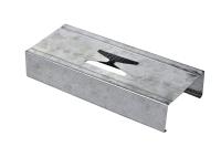 China Galvanized Steel Keel for Building Light Channel 50*35/70*35/73*36mm Height 25mm for sale