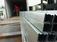 China Galvanized Steel Keel for Building Light Channel 50*35/70*35/73*36mm Height 25mm for sale