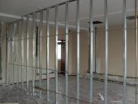 China Galvanized Metal Profile for Wall Partition Material Not Perforated Steel Material for sale