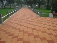 China Stylish Sintering Grey and Red Ceramic Water Permeable Brick for Paver Driveway Garden for sale