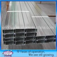 China Not Perforated Steel Stud and Track Profile for Wall Partition Material Width 100mm for sale