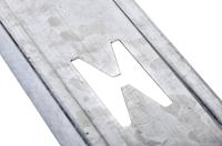 China 25mm/29mm/32mm/40mm Cold Bending Inner Edge Channel Galvanized Drywall Metal Steel Profile for sale