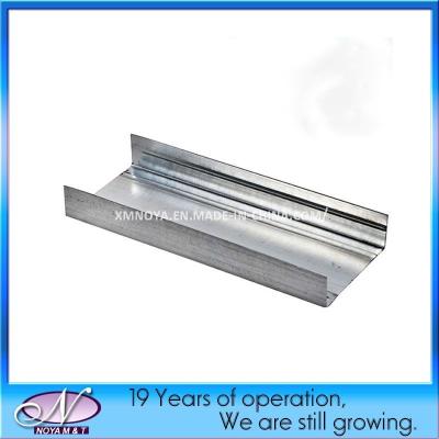 China Galvanized Sheet Steel Partition Wall Metal Profile Width 72mm Standard Length 3000mm for sale