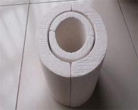 China Glazed Tiles Enhance Fireproof Calcium Silicate Slabs / Pipes for Insulation for sale