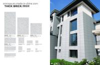China Thick Brick Block Grey Ceramic Paving Tiles in Stone Form for Sustainable for sale