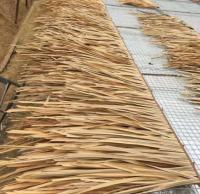 China Polyethylene Irregular Thatch Shape Bent Tiles for Hotel Roofing for sale