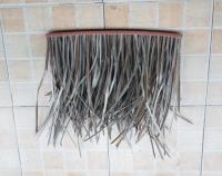 China Natural Flat Surface Eco Friendly Bent Design Thatch Roof Tiles For Roof Wall Ceiling for sale
