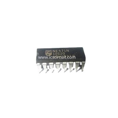 China NE571N Electronic IC Integrated Chip Compandor Temperature Compensated for sale
