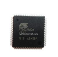 China IC AT90CAN128-16AU Microcontroller 128k Bytes ISP Flash Memory for sale