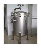 China Stainless Steel Single Bag Filter Housing Sanitary Water Treatment for sale