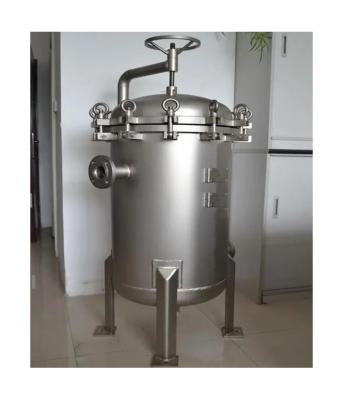 China Stainless Steel Single Bag Filter Housing Sanitary Water Treatment for sale
