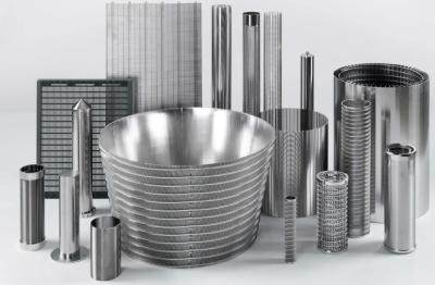 China Industrial Profile Wedge Wire Screen Filtering 6mm Diameter Rod for sale