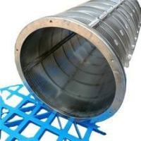 China Liquild Wedge Wire Baskets Sieve Bend 304 SS Mesh Screen 0.05MM Slot for sale
