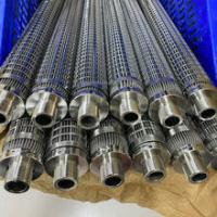 China Candle Type Wedge Wire Baskets Filter Melt Pleated Filter Element for sale