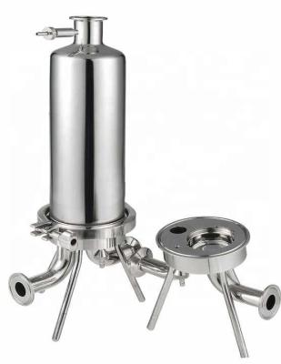China 316 Sanitary Filter Housing Stainless SS Bag Filter For Liquid Filtration for sale