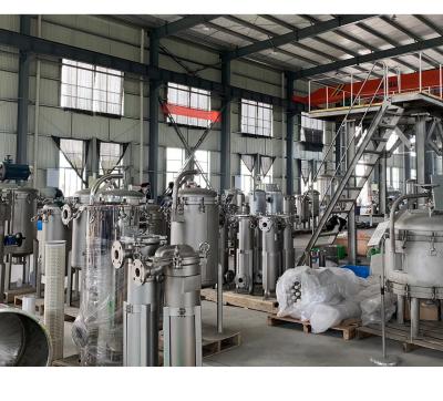 China 12 Water Multi Bag Filter Housing Stainless Steel Treatment For Paints / Liquid for sale