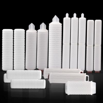 China 10 Inch Pleated Sediment Filter 1um Depth 20 Micron Water Filter Cartridge for sale