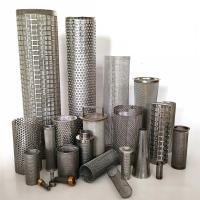 China Stainless Steel Mesh Pipe Filter Strainer Cylinder Wedge Filter Screen for sale